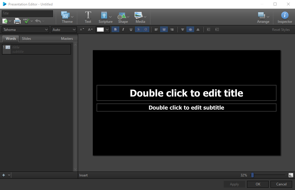 Editing Presentations